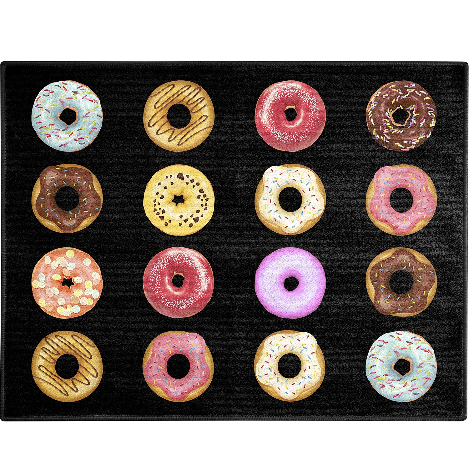 Doughnut Seating Classroom Rug: Fun Yummy Decor